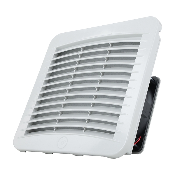 Cosmotec Kryos Filter Fan H204 x W204 x D98mm 24V DC 108m3 per Hour