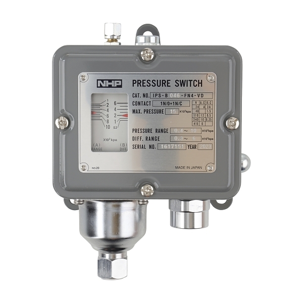 Allen-Bradley IPS Pressure Switch Industrial 40 to 1000kPa 1 Changeover ...