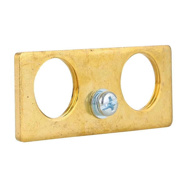 NHP ISO Brass Earthing Plate for SWA Glands, suits 1-2 gang Shallow ...