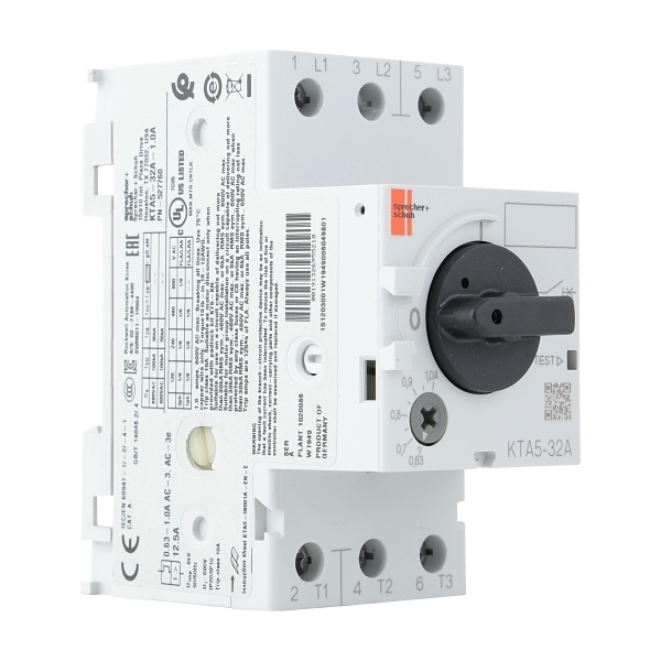 S&S KT5 Motor Protection Circuit Breaker 0.63 to 1.0A