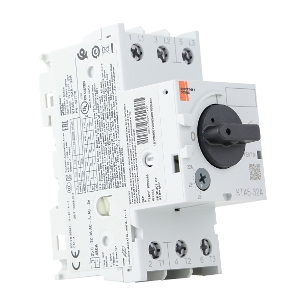 S&S KT5 Motor Protection Circuit Breaker 25 to 32A