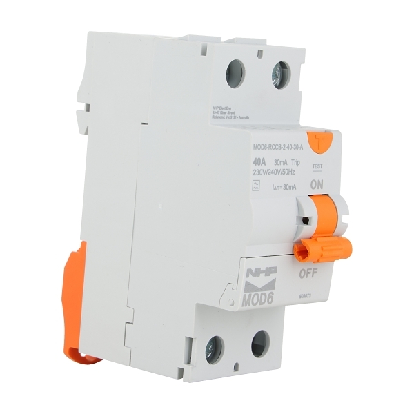NHP MOD6 Residual Current Circuit Breaker RCCB 1PN 40A 30mA Type A