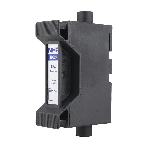 Mersen BS Fuse Holder Front Wired 63A for A2 and A3 TIA and TIS Bolt In ...