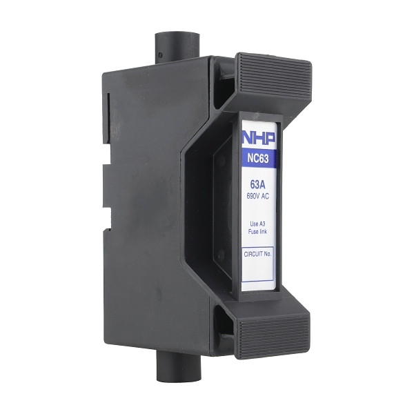 Mersen BS Fuse Holder Front Wired 63A for A2 and A3 TIA and TIS Bolt In ...