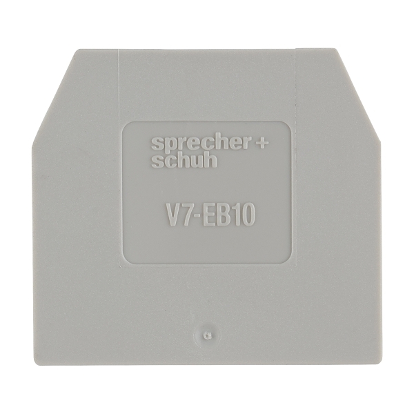 Sprecher and Schuh V7 Screw Terminals End Plate Grey for V7W6 and W10 ...