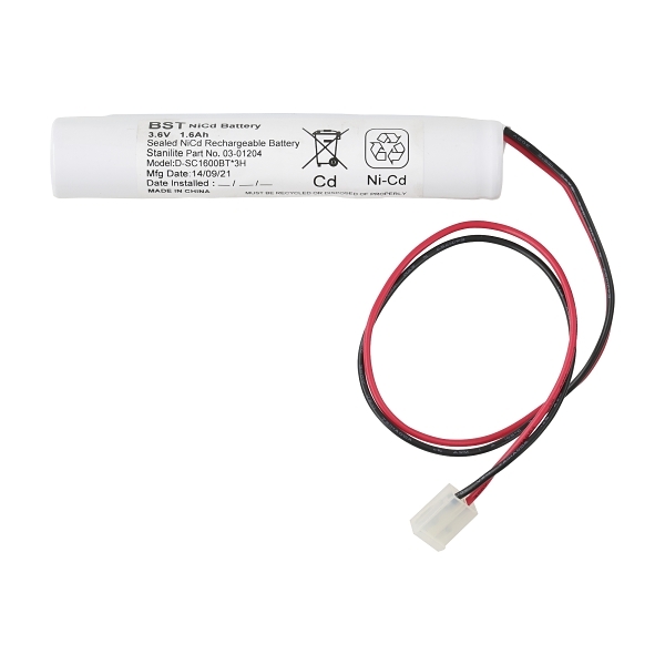 Stanilite Emergency Battery Pack 3Cell Ni Cd Sub C Mount Quickfit