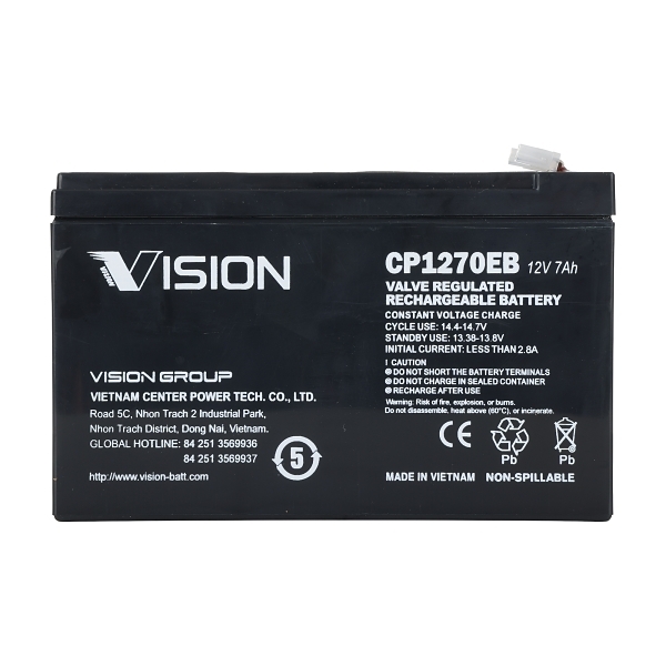 Stanilite Emergency Battery Pack Sealed Lead Acid 12V 7Ah Suits 12W