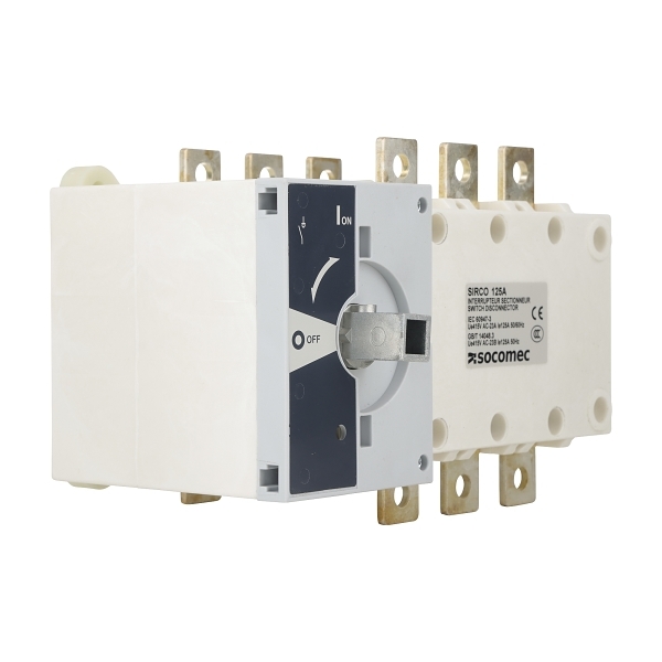 Socomec SLB Load Break Switch Body, 6P 125A