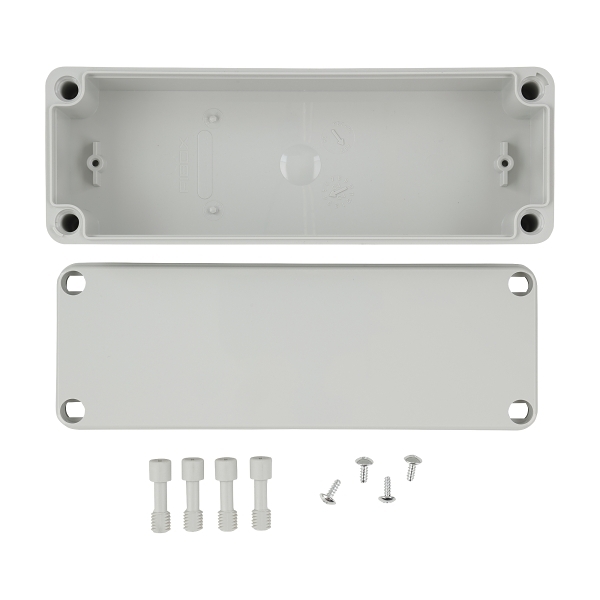 Fibox Piccolo Terminal Box ABS IP66 and IP67 H80 x W230 x D65mm Grey