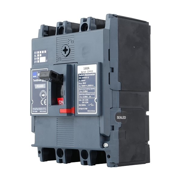 Terasaki TemBreak PRO MCCB 160 Frame 3P 160A Non Auto Switch