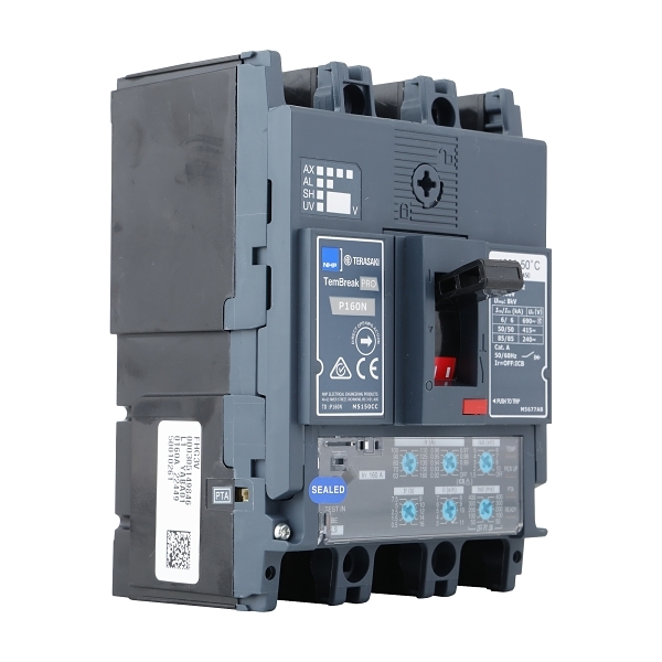 Terasaki TemBreak PRO MCCB 160 Frame 50kA 3P 160A Basic Electronic