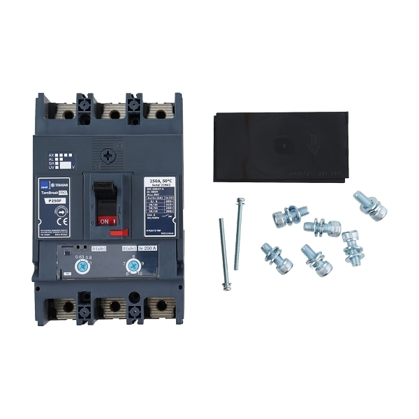 Terasaki TemBreak PRO MCCB 250 Frame 36kA 3P 250A Adj. Thermal Adj ...