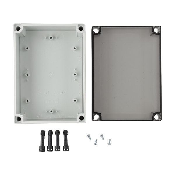 Fibox MNX Terminal Box PC IP66 and IP67 High Box H130 x W180 x 75mm Clear
