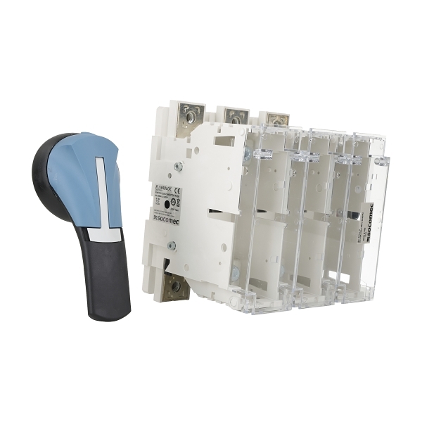 Socomec SSF Fuse Switch kit, w/ External Handle, suits BS fuses, 3P 200A
