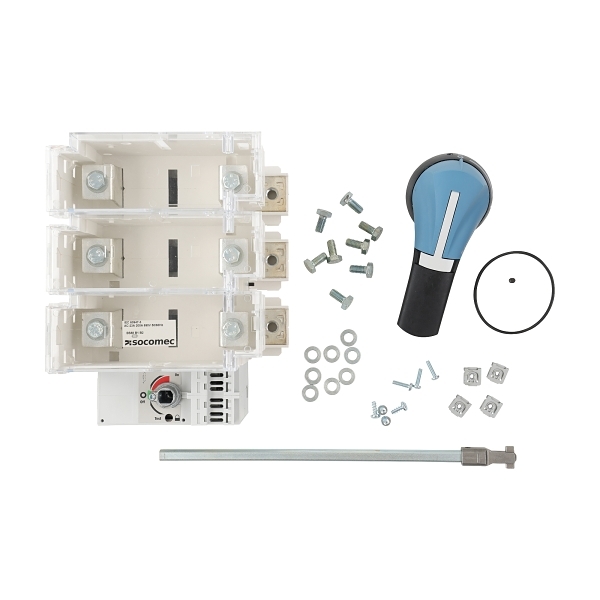 Socomec SSF Fuse Switch kit, w/ External Handle, suits BS fuses, 3P 200A