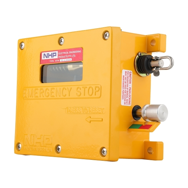 NHP Trip Wire Switch Glass Window 2NC 2NO