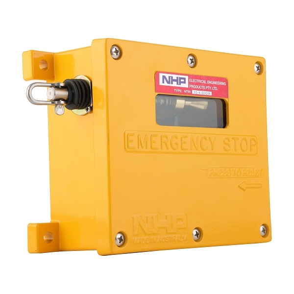 NHP Trip Wire Switch Glass Window 2NC 2NO