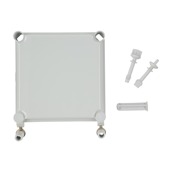 Fibox EK Cover PC suits 190 x 190mm Base 30mm High with Hinges Grey