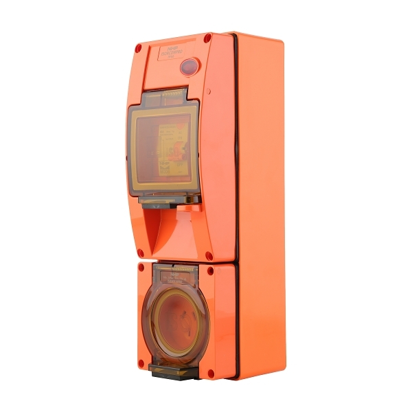 NHP ISO Socket Outlet - RCD, 3 Flat Pins 10A 250V AC, w/ Base ...