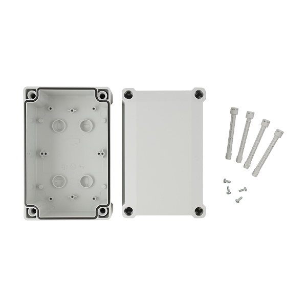 NHP NLINE NLP Terminal Box Plastic IP65 H187 x W122 x D134mm Grey