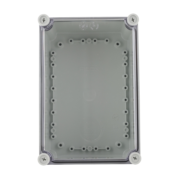 Fibox SOLID Terminal Box PC IP66 and IP67 H190 x W280 x D130mm Clear