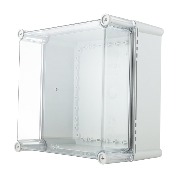 Fibox SOLID Terminal Box PC IP66 and IP67 H280 x W280 x D180mm Clear