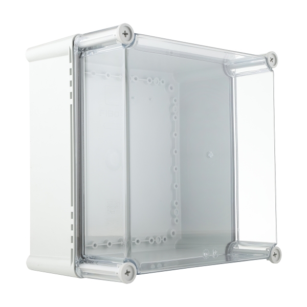 Fibox SOLID Terminal Box PC IP66 and IP67 H280 x W280 x D180mm Clear