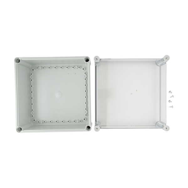 Fibox SOLID Terminal Box PC IP66 and IP67 H280 x W280 x D180mm Clear