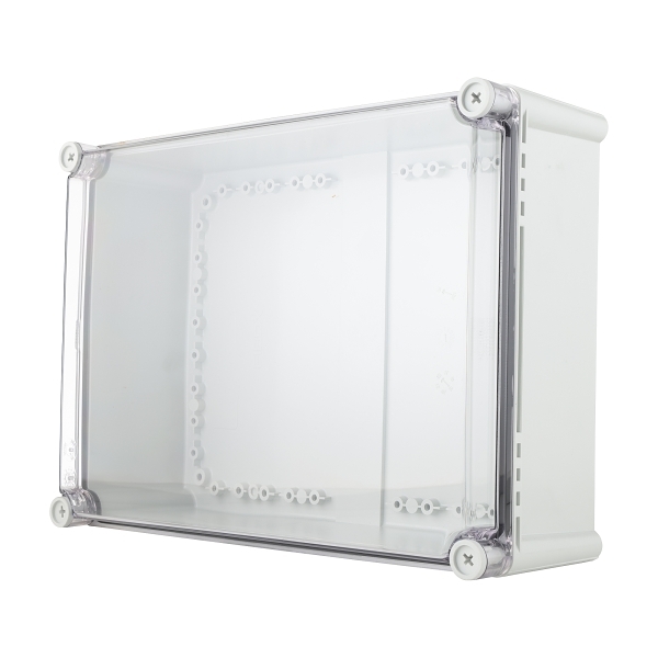 Fibox SOLID Terminal Box PC IP66 and IP67 H280 x W380 x D130mm Clear