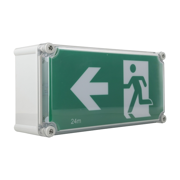 Stanilite Single Point Platinum Exit Lighting Bulkhead LED Weather ...