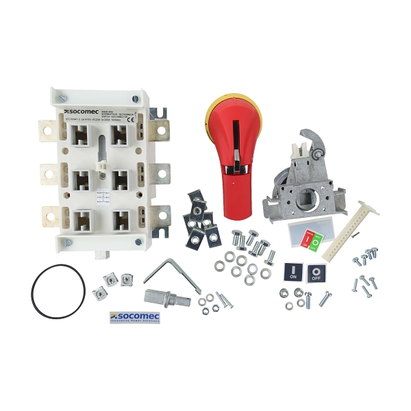 Socomec 32BR Load Break Switch kit w/ External Side Op. Handle and Door Interlock, 3P 400A