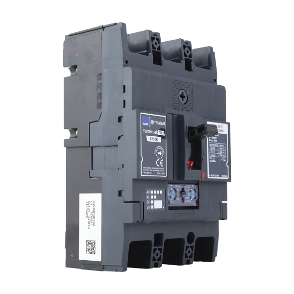 Terasaki TemBreak PRO MCCB 250 Frame 25kA 3P 200A Adj. Thermal Adj ...