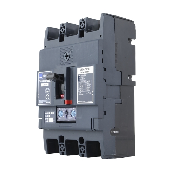 Terasaki TemBreak PRO MCCB 250 Frame 36kA 3P 160A Adj. Thermal Adj ...