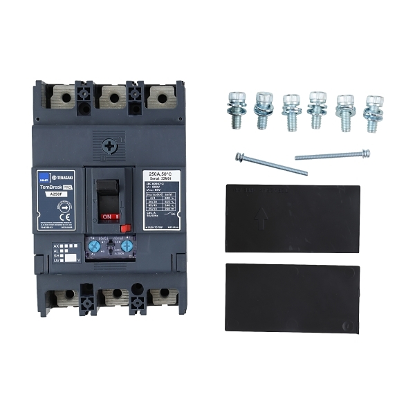 Terasaki TemBreak PRO MCCB 250 Frame 36kA 3P 160A Adj. Thermal Adj ...