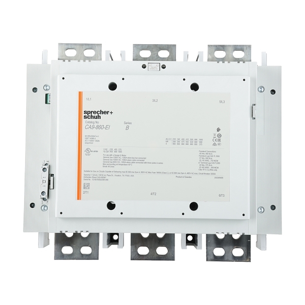 S&S CA9 Contactor 500kW 3Pole 100 to 250VAC and VDC Electronic Coil 1NO ...