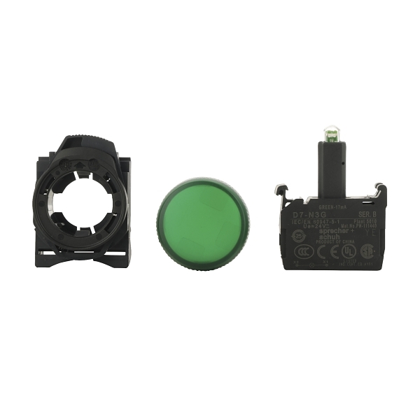 Sprecher and Schuh D7 Pilot Light 22.5mm Complete Plastic LED 240V AC ...