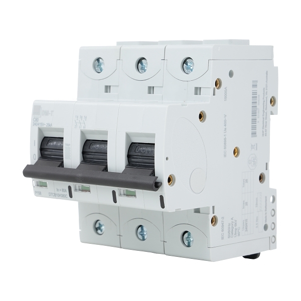 NHP DIN-T Miniature Circuit Breaker 10H 3Pole 100A C Curve