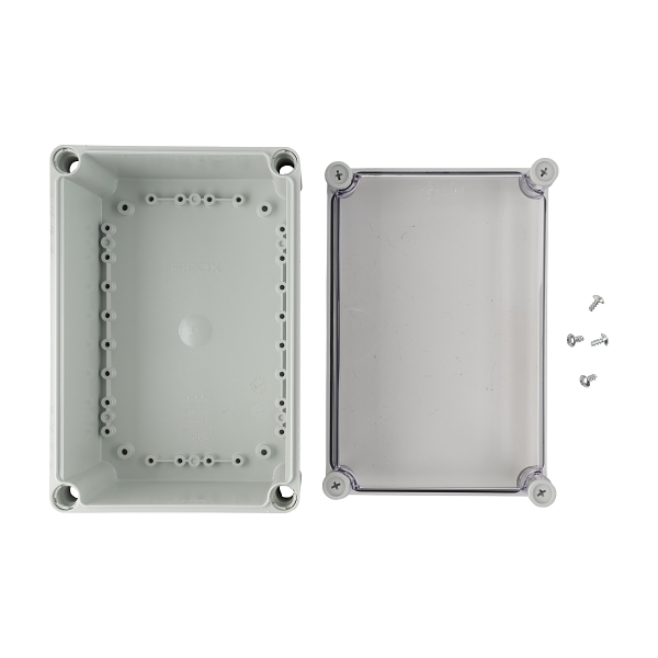 Fibox SOLID Terminal Box PC IP66 and IP67 H190 x W280 x D130mm Clear