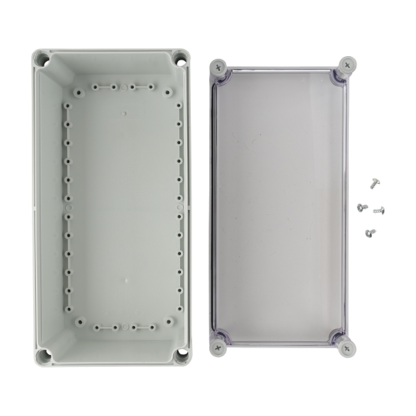 Fibox SOLID Terminal Box PC IP66 and IP67 H190 x W380 x D130mm Clear