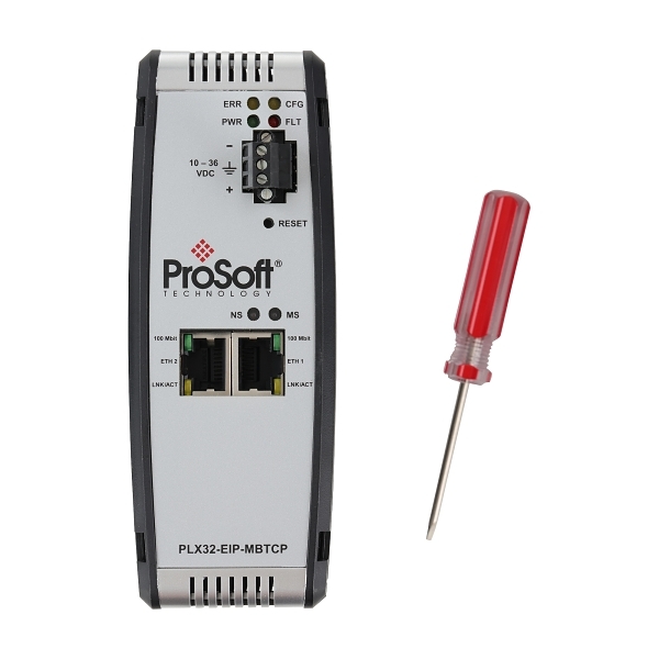 ProSoft PLX32 Gateway Ethernet/IP to Modbus TCP/IP Communications