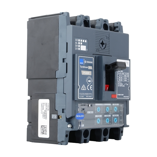 Terasaki TemBreak PRO MCCB 160 Frame 36kA 3P 100A Basic Electronic