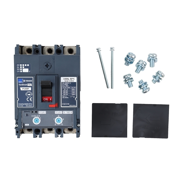 Terasaki TemBreak PRO MCCB 160 Frame 36kA 3P 50A Adj. Therm. Adj. Mag.
