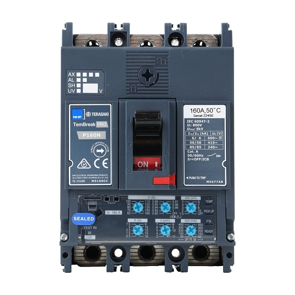 Terasaki TemBreak PRO MCCB 160 Frame 50kA 3P 40A Basic Electronic