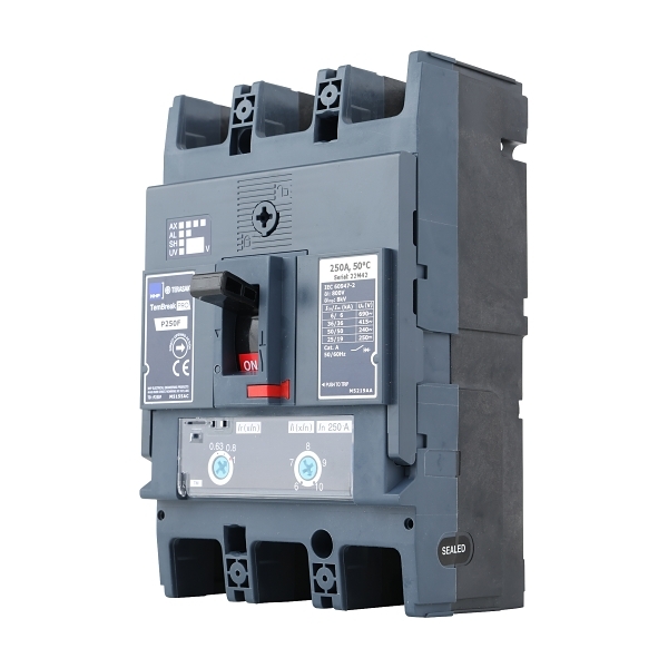 Terasaki TemBreak PRO MCCB 250 Frame 36kA 3P 160A Adj. Thermal Adj ...