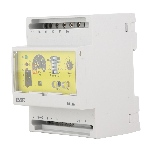 IME Earth Leakage Relay Din Mount 4Pole 2 Changeover Contacts 110V AC