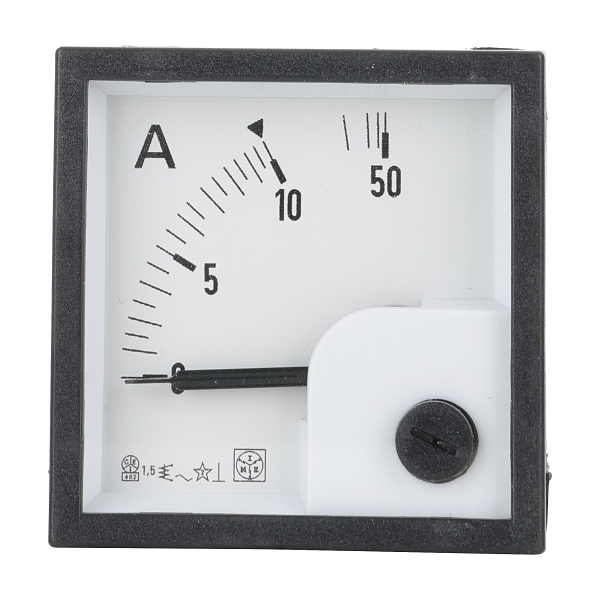 IME Analogue Ammeter Direct Connect Scale 0 to 20A Overrange Maximum ...