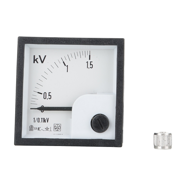 IME Analogue Voltmeter VT Connect Input 1.1kV/110V AC Scale 0 to 1.5kV