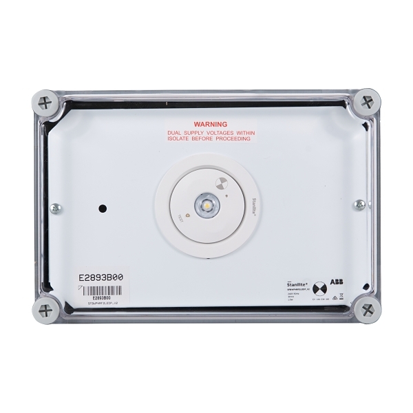 Stanilite Nexus RF Platinum Emergency Spitfire Dual LED IP67 Surface Mount