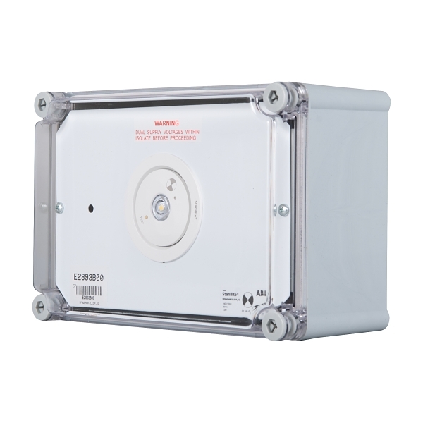 Stanilite Nexus RF Platinum Emergency Spitfire Dual LED IP67 Surface Mount