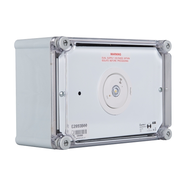 Stanilite Nexus RF Platinum Emergency Spitfire Dual LED IP67 Surface Mount